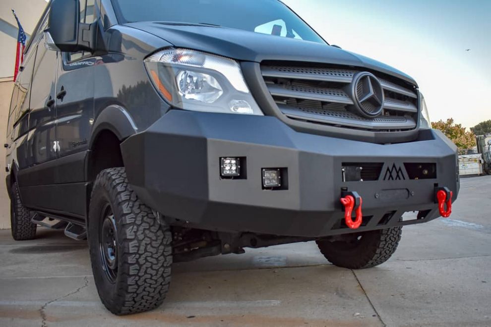 Backwoods Front Bumper for Sprinter (2014-2018) - Agile Off Road