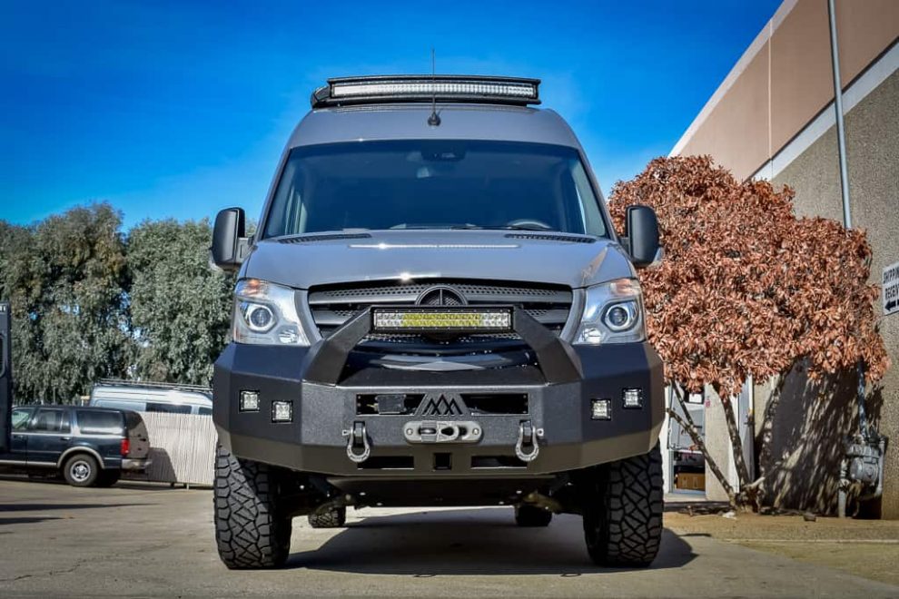 Backwoods Front Bumper for Sprinter (2014-2018) - Agile Off Road