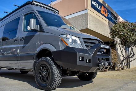 Backwoods Front Bumper for Sprinter (2014-2018) - Agile Off Road
