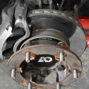 AO Oversized Spare Tire Basket Brackets for Sprinter - Agile Off Road