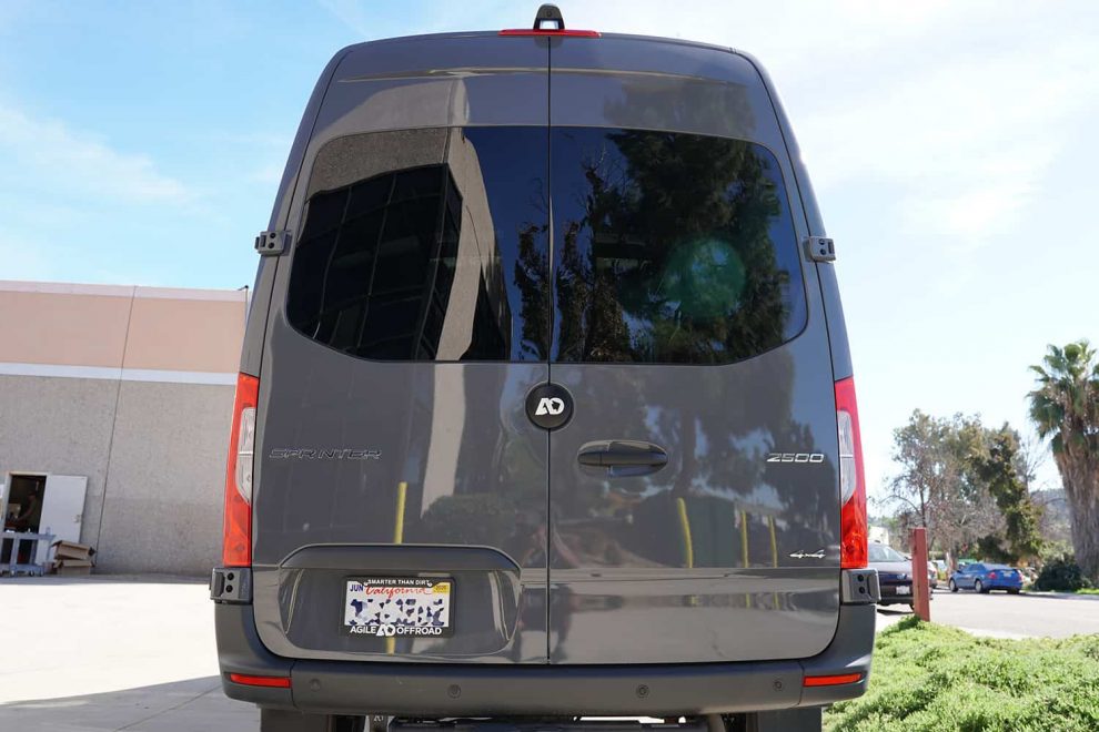 AO Black Rear Door Emblem for Mercedes Sprinter - Agile Off Road