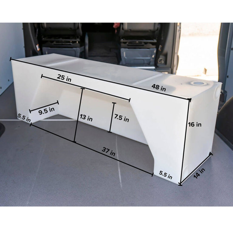 24-Gallon Wheel Well Water Tank - Agile Off Road