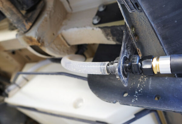 Water Tank Fill Kit - Sprinter Tire Basket Tank - Agile Off Road