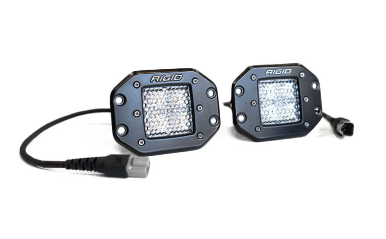 RIGID D-Series PRO Flush Mount LED Lights (Pair) - Agile Off Road
