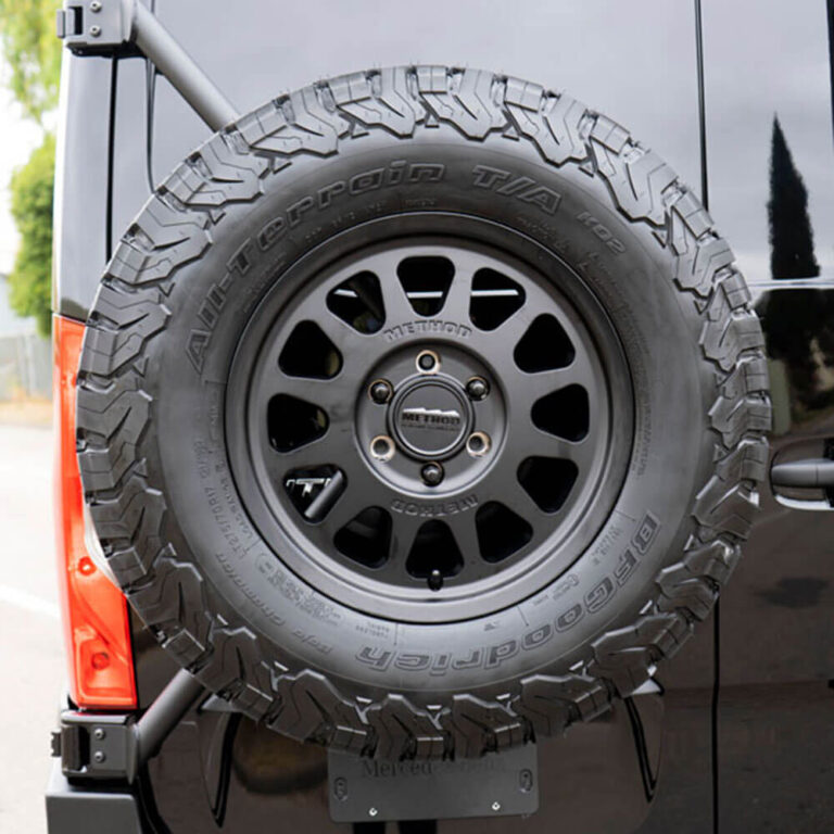 Rear Door Tire Carrier for VS30 Sprinter (2019+) » Agile Offroad