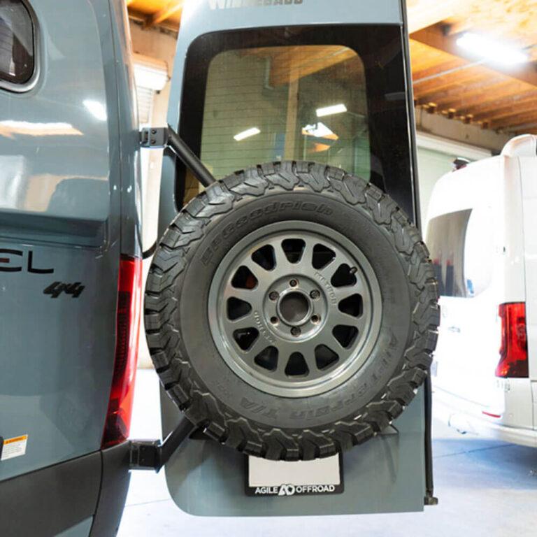 Rear Door Tire Carrier for VS30 Sprinter (2019+) » Agile Offroad
