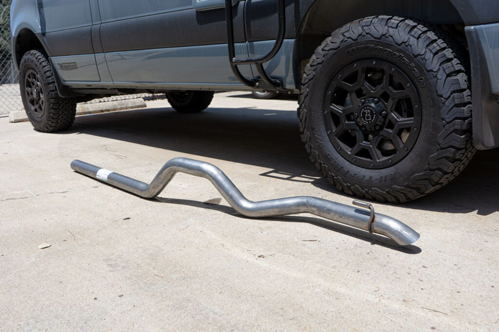 Factory-style Tail Pipe for Sprinter 2500 by Agile Offroad » Agile Offroad