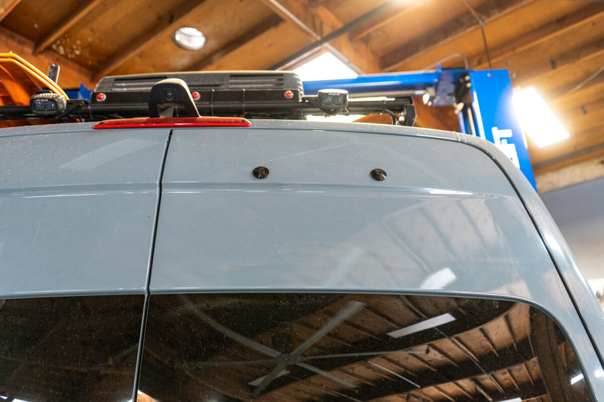 Rear Door Ladder Delete Kit for Sprinter Revel by Agile Offroad » Agile ...