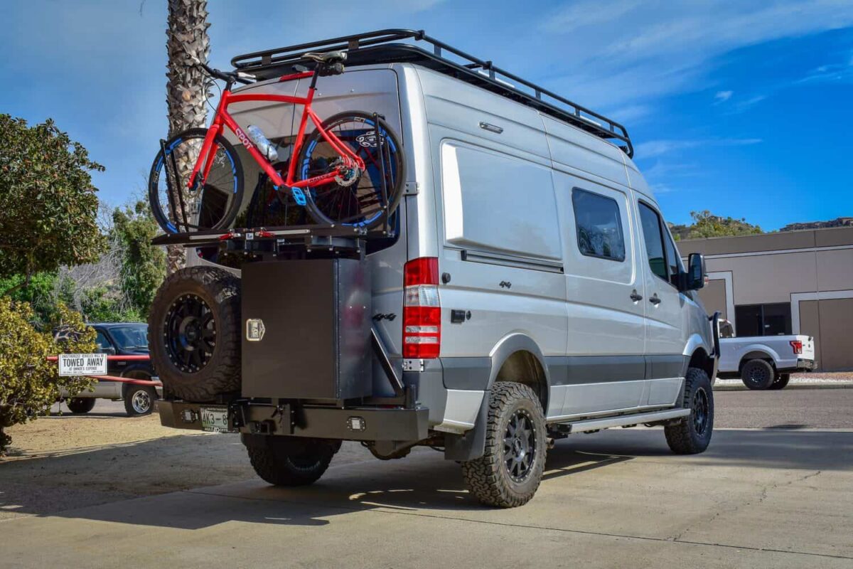 Aluminess Rear Bumper for Mercedes Sprinter (2007-2018) » Agile Offroad